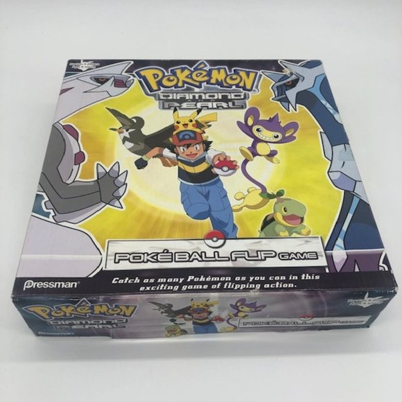 Pressman | Games | Pokemon Diamond And Pearl Poke Ball Flip Game | Poshmark